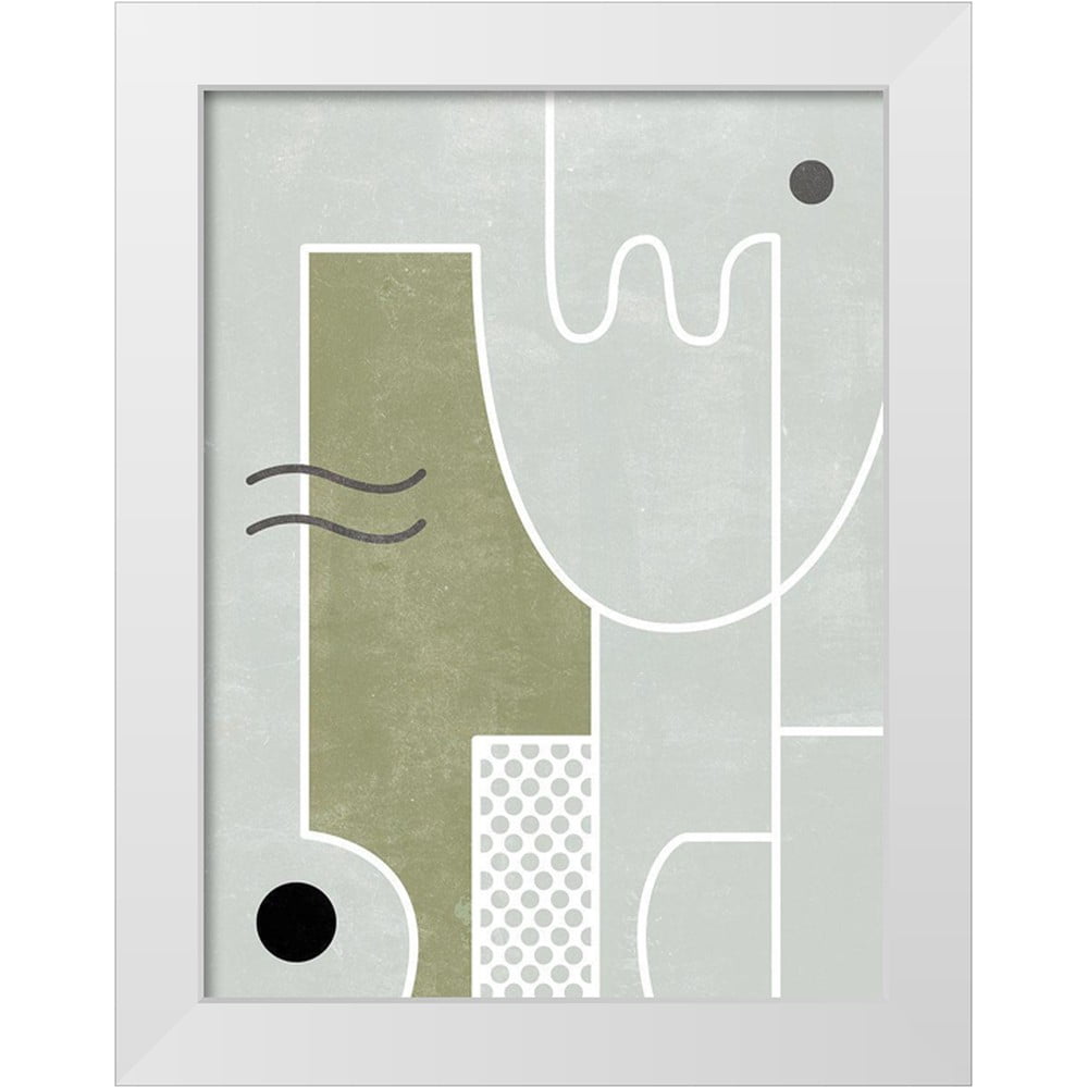 Wang, Melissa 12x14 White Modern Wood Framed Museum Art Print Titled ...