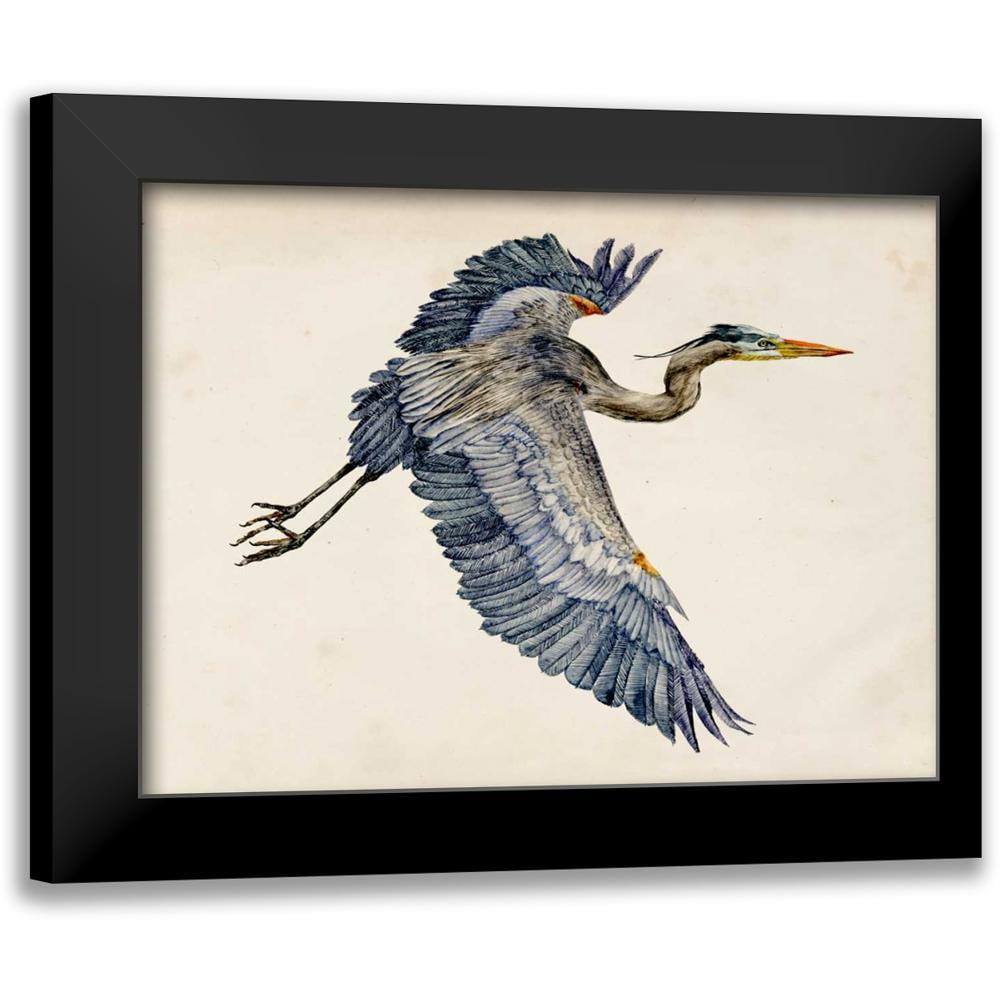 Wang, Melissa 14x12 Black Modern Framed Museum Art Print Titled - Blue ...