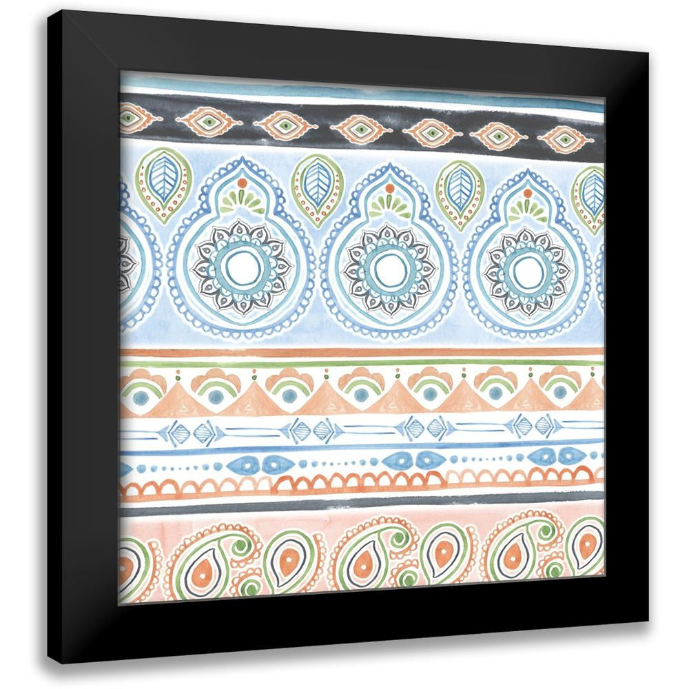 Wang, Melissa 15x15 Black Modern Framed Museum Art Print Titled ...