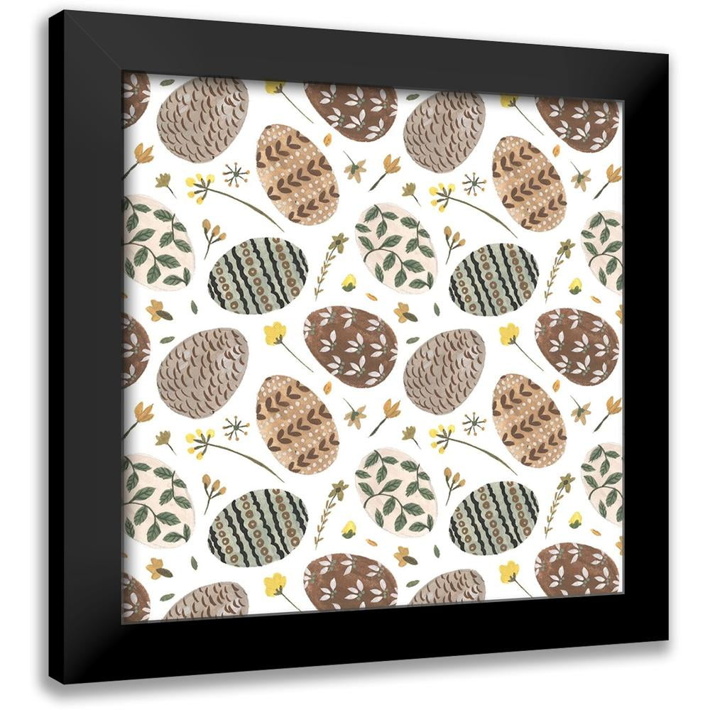 Wang, Melissa 15x15 Black Modern Framed Museum Art Print Titled - Happy ...