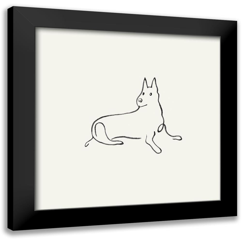 Wang, Melissa 15x15 Black Modern Framed Museum Art Print Titled - Stay ...