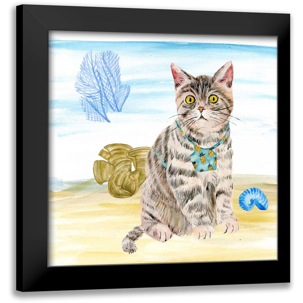 Wang, Melissa 15x15 Black Modern Framed Museum Art Print Titled ...