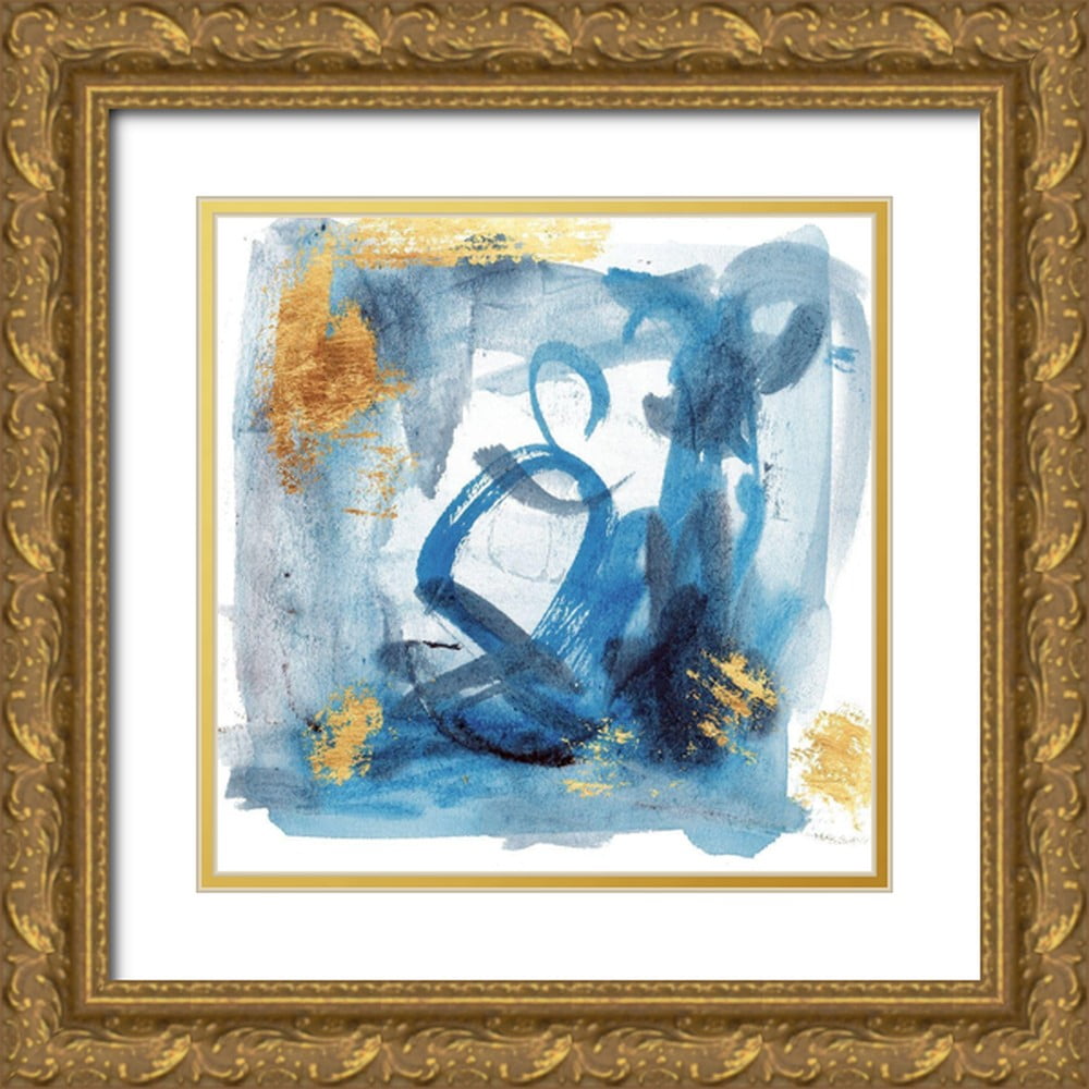 Wang, Melissa 15x15 Gold Ornate Wood Framed with Double Matting Museum Art Print Titled ...