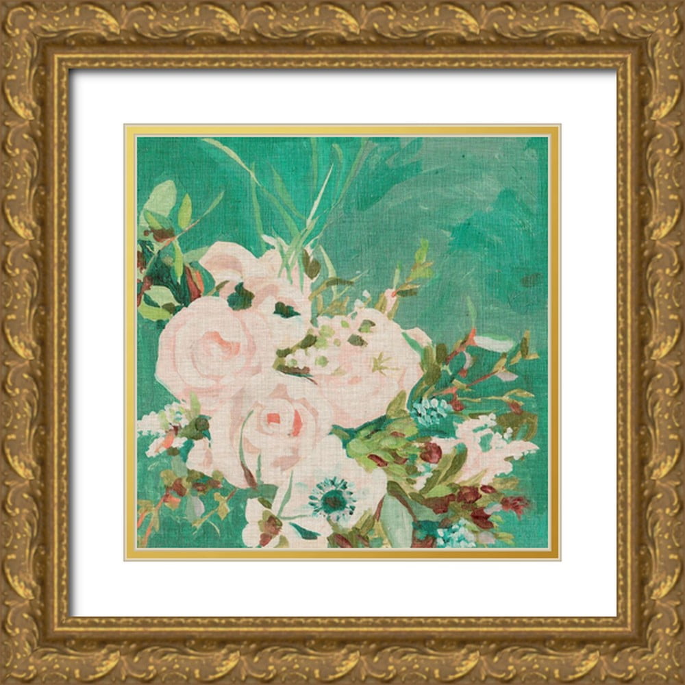 Wang, Melissa 15x15 Gold Ornate Wood Framed with Double Matting Museum Art Print Titled - Hello ...