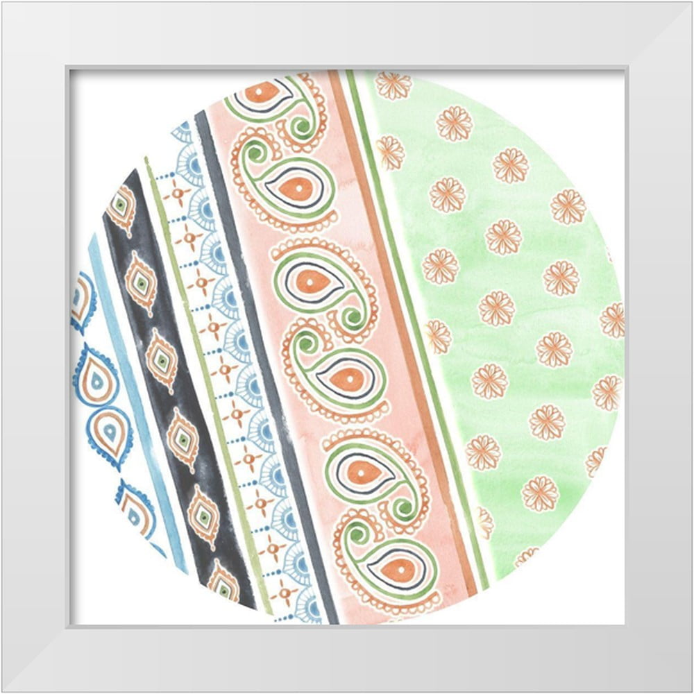 Wang, Melissa 15x15 White Modern Wood Framed Museum Art Print Titled ...