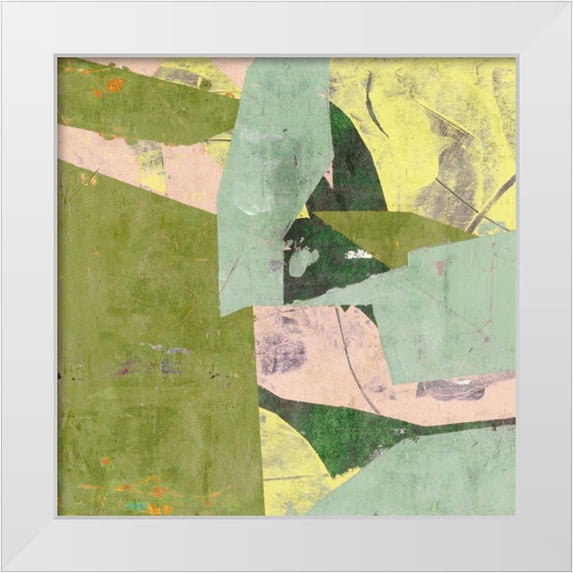 Wang, Melissa 15x15 White Modern Wood Framed Museum Art Print Titled ...