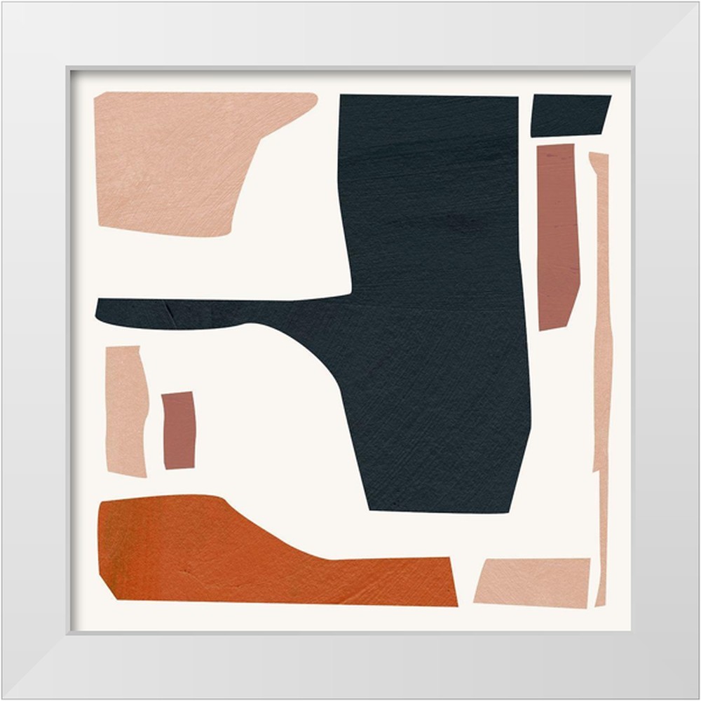 Wang, Melissa 15x15 White Modern Wood Framed Museum Art Print Titled ...