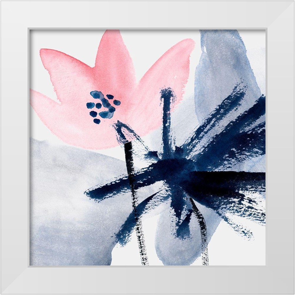 Wang, Melissa 15x15 White Modern Wood Framed Museum Art Print Titled ...