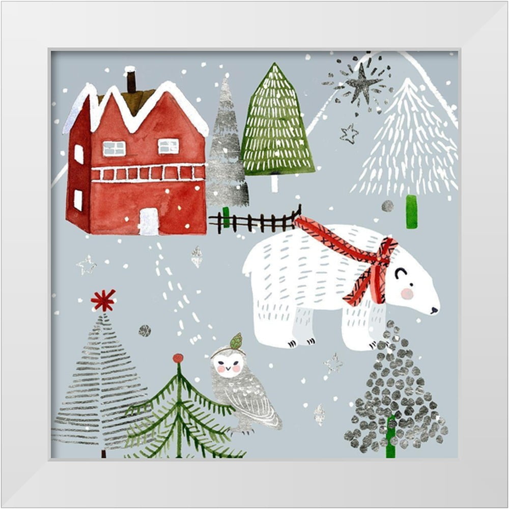 Wang, Melissa 15x15 White Modern Wood Framed Museum Art Print Titled ...