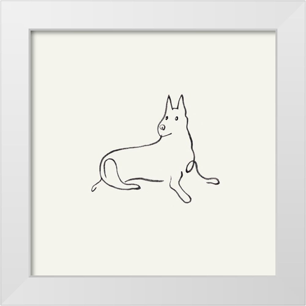 Wang, Melissa 15x15 White Modern Wood Framed Museum Art Print Titled ...