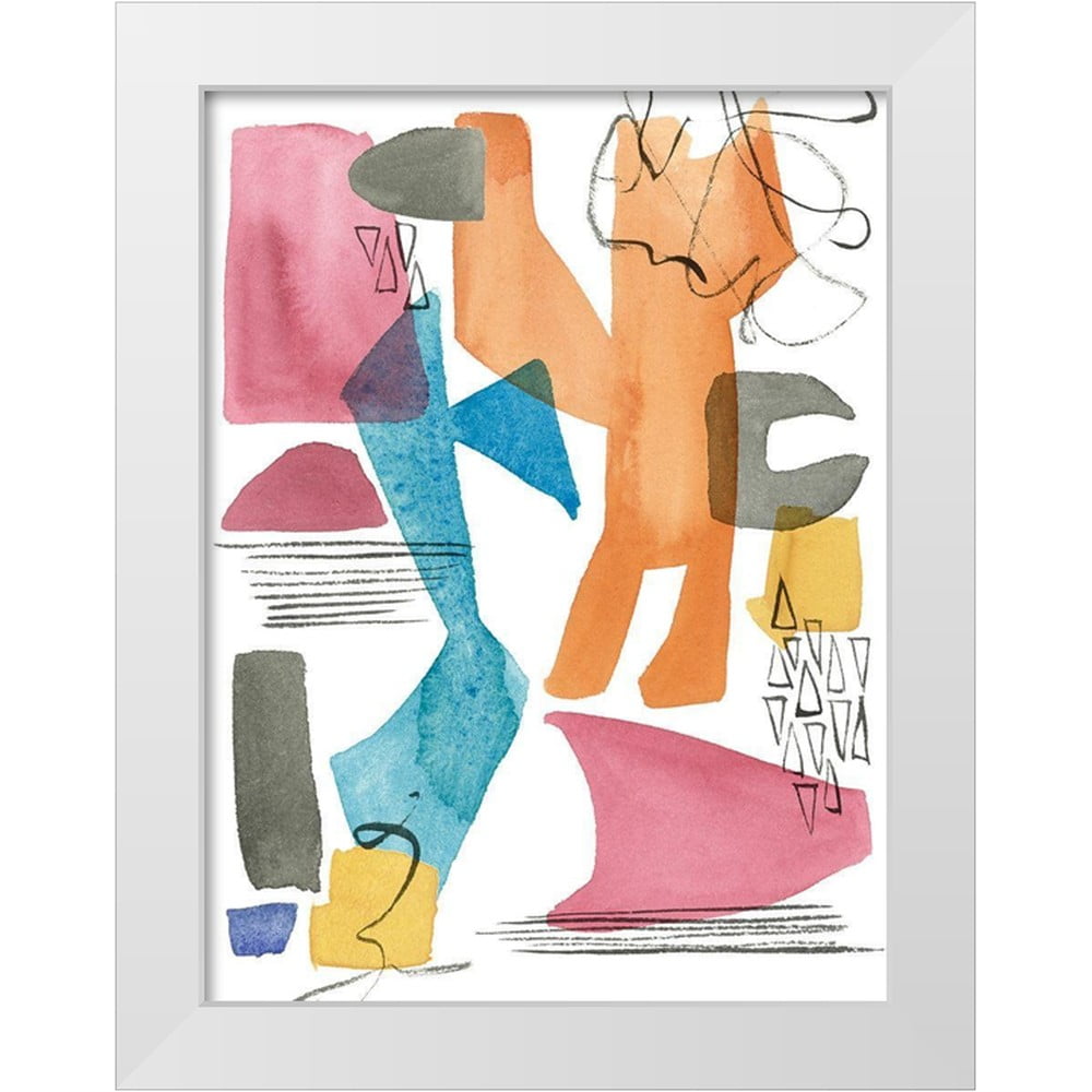 Wang, Melissa 15x18 White Modern Wood Framed Museum Art Print Titled ...