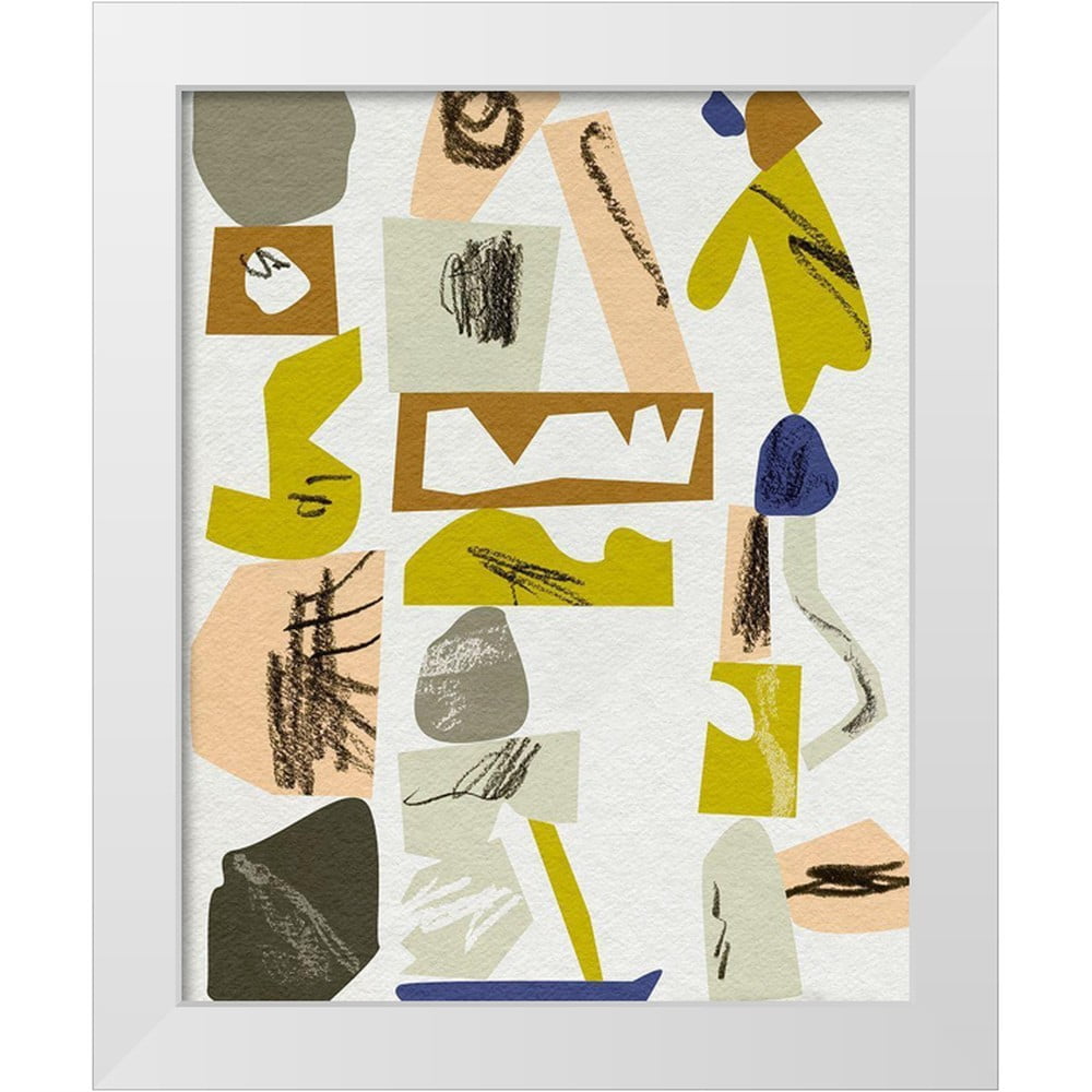 Wang, Melissa 15x18 White Modern Wood Framed Museum Art Print Titled - High Reach II - Walmart.com