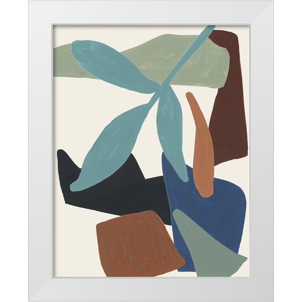 Wang, Melissa 15x18 White Modern Wood Framed Museum Art Print Titled ...