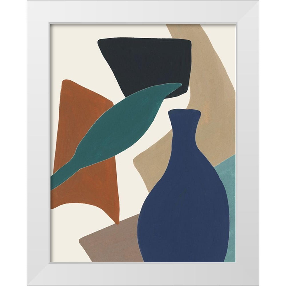 Wang, Melissa 15x18 White Modern Wood Framed Museum Art Print Titled ...