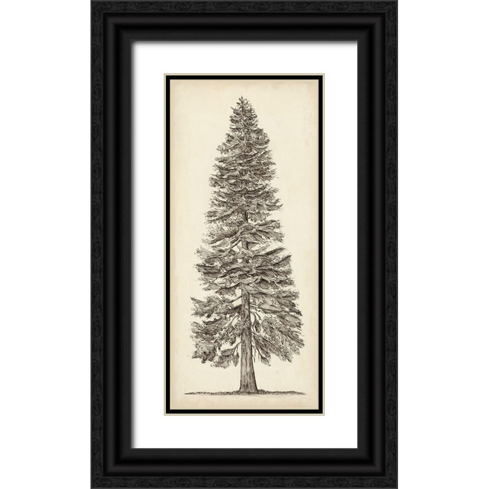 Wang, Melissa 16x32 Black Ornate Wood Framed with Double Matting Museum ...