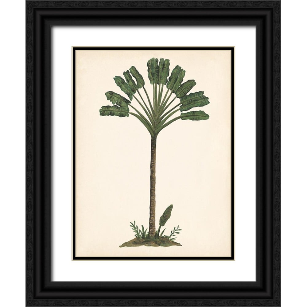 Wang, Melissa 19x24 Black Ornate Wood Framed with Double Matting Museum ...