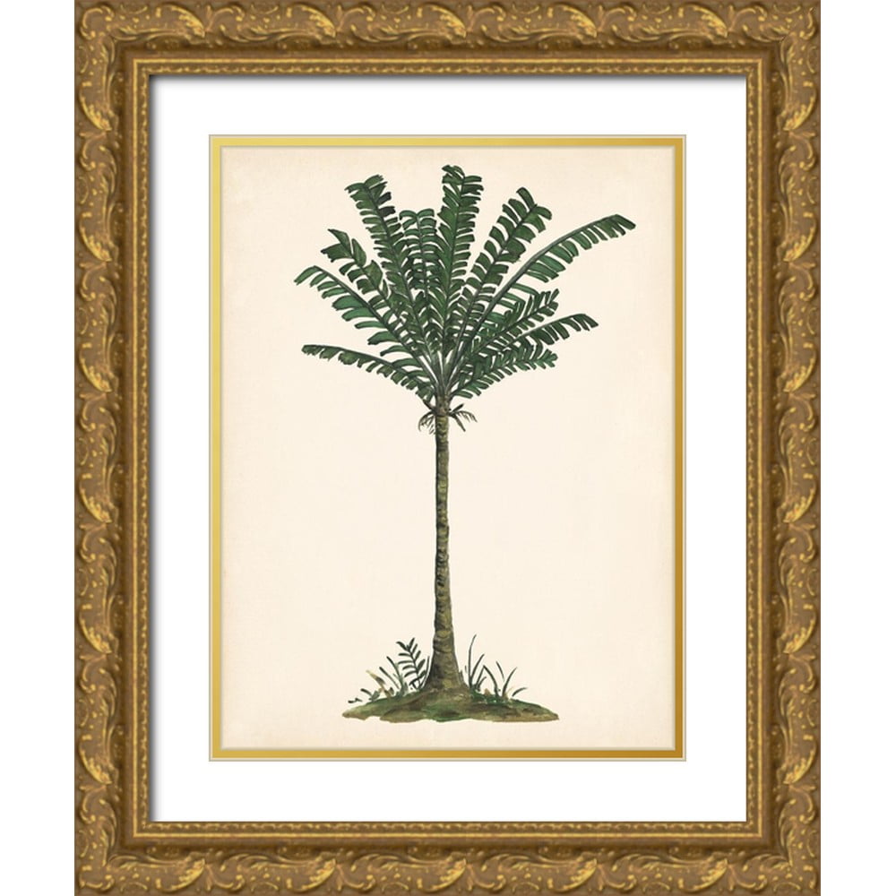 Wang, Melissa 19x24 Gold Ornate Wood Framed with Double Matting Museum ...