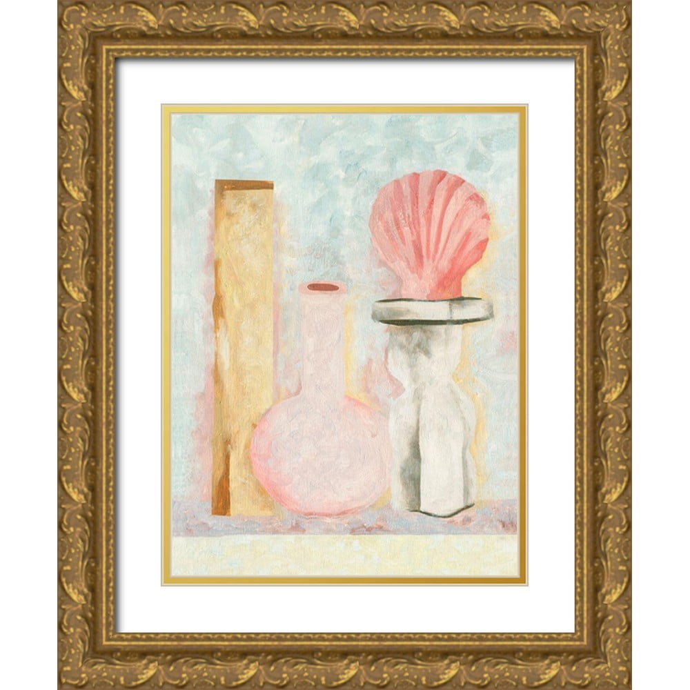 Wang, Melissa 19x24 Gold Ornate Wood Framed with Double Matting Museum ...