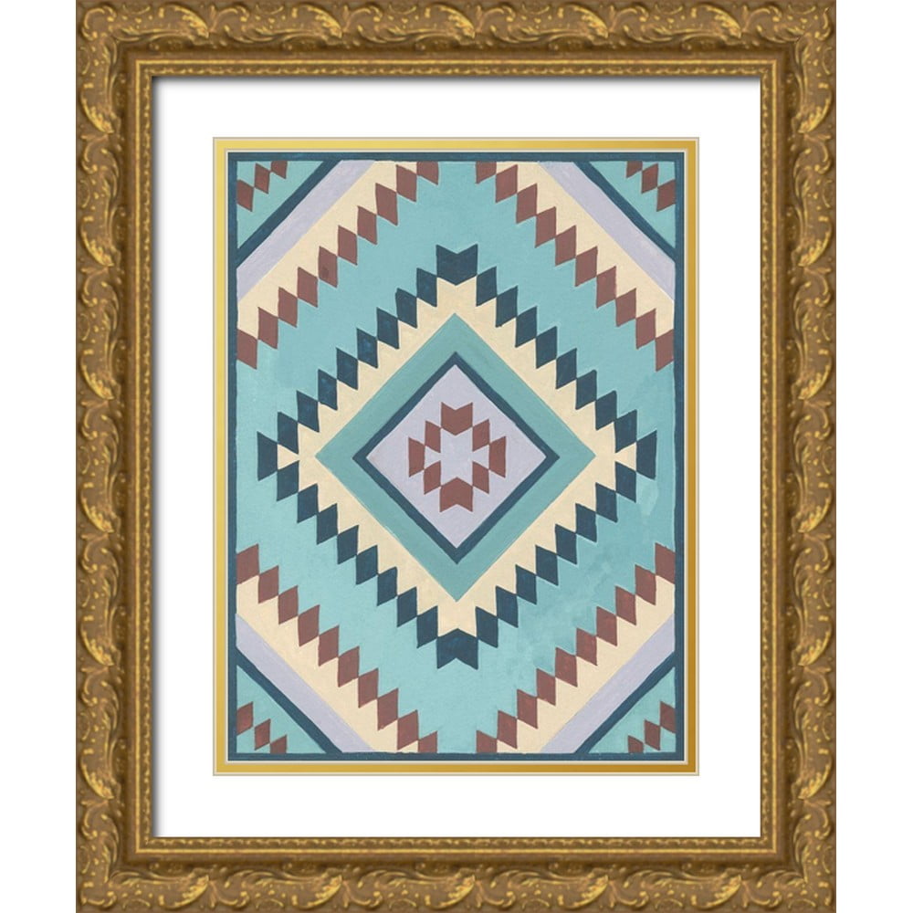 Wang, Melissa 19x24 Gold Ornate Wood Framed with Double Matting Museum ...