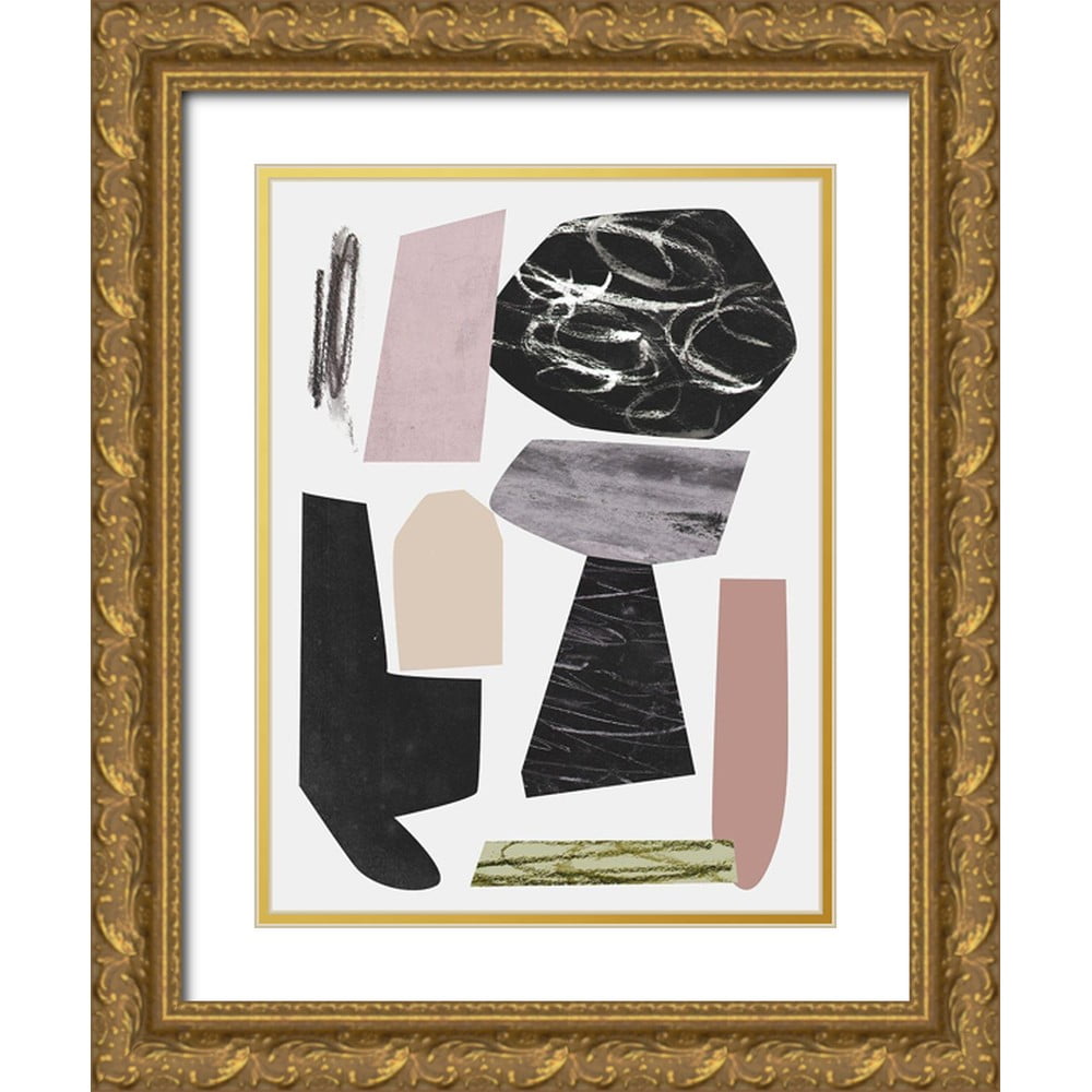 Wang, Melissa 19x24 Gold Ornate Wood Framed with Double Matting Museum ...