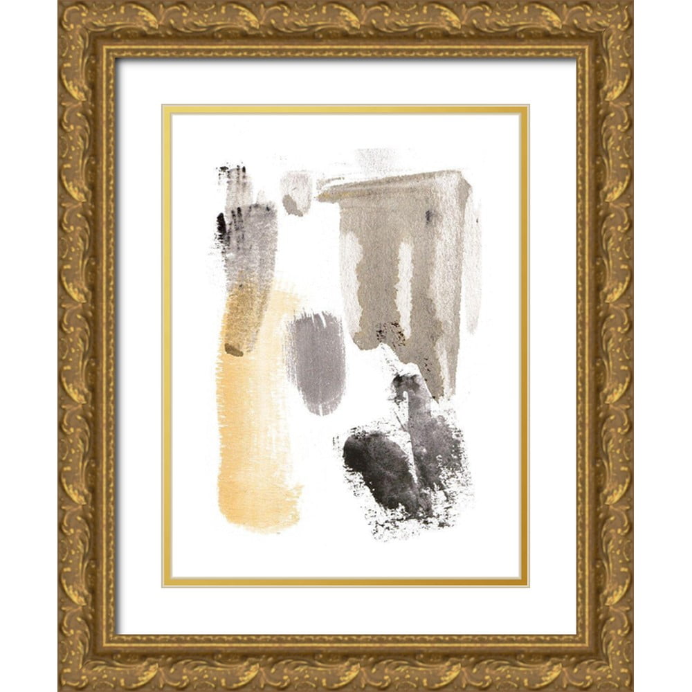 Wang, Melissa 19x24 Gold Ornate Wood Framed with Double Matting Museum Art Print Titled - Yellow ...