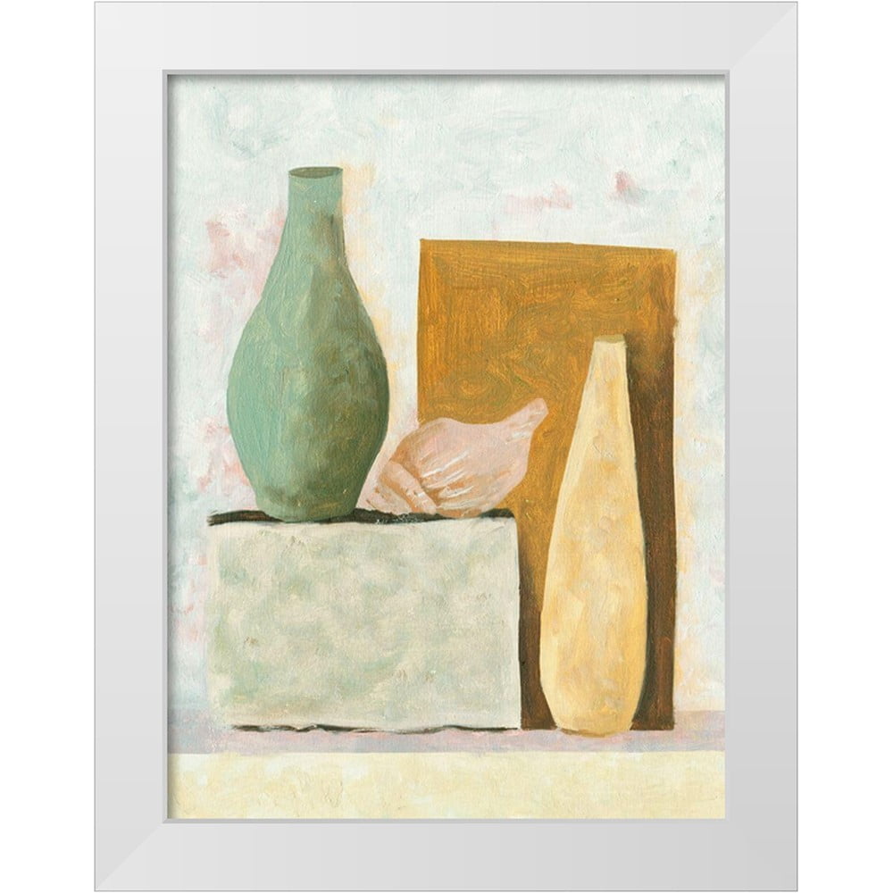 Wang, Melissa 19x24 White Modern Wood Framed Museum Art Print Titled ...
