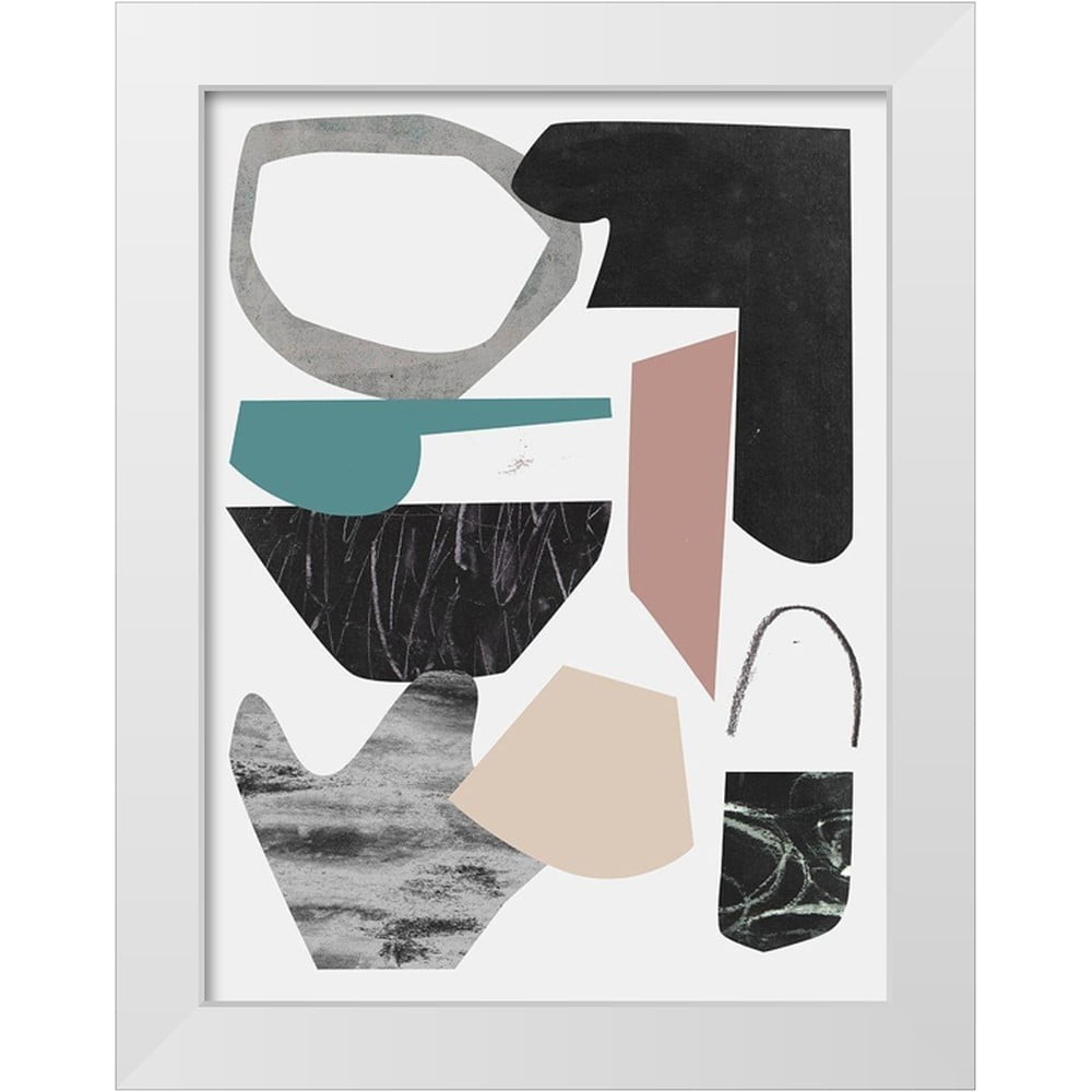 Wang, Melissa 19x24 White Modern Wood Framed Museum Art Print Titled ...