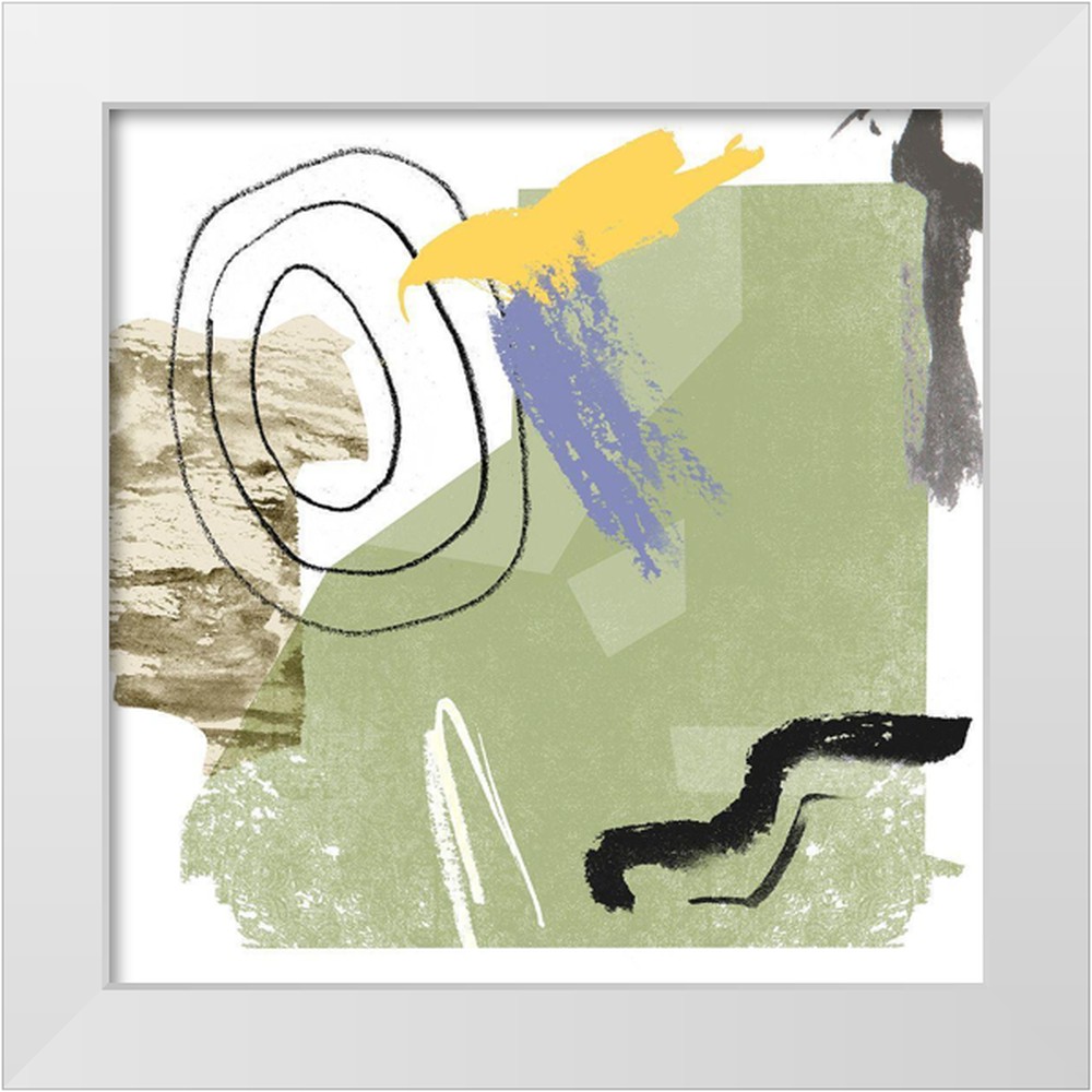 Wang, Melissa 20x20 White Modern Wood Framed Museum Art Print Titled ...