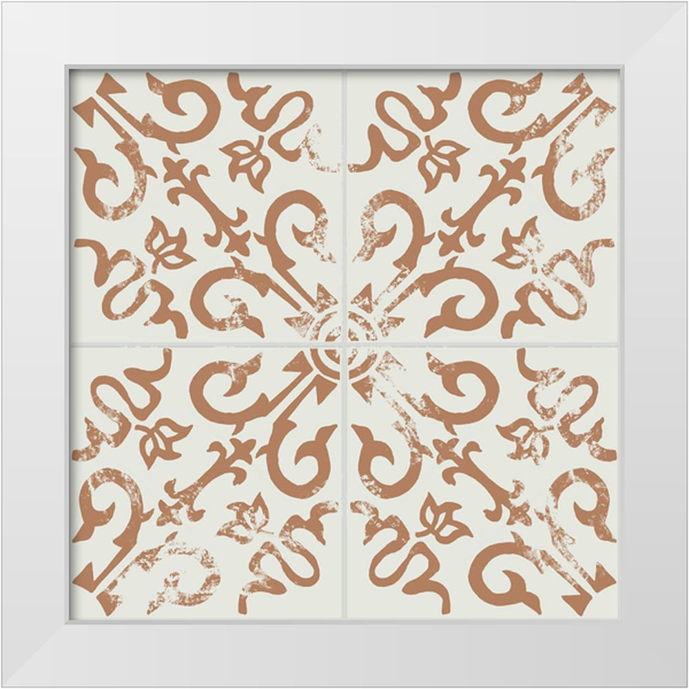 Wang, Melissa 20x20 White Modern Wood Framed Museum Art Print Titled ...