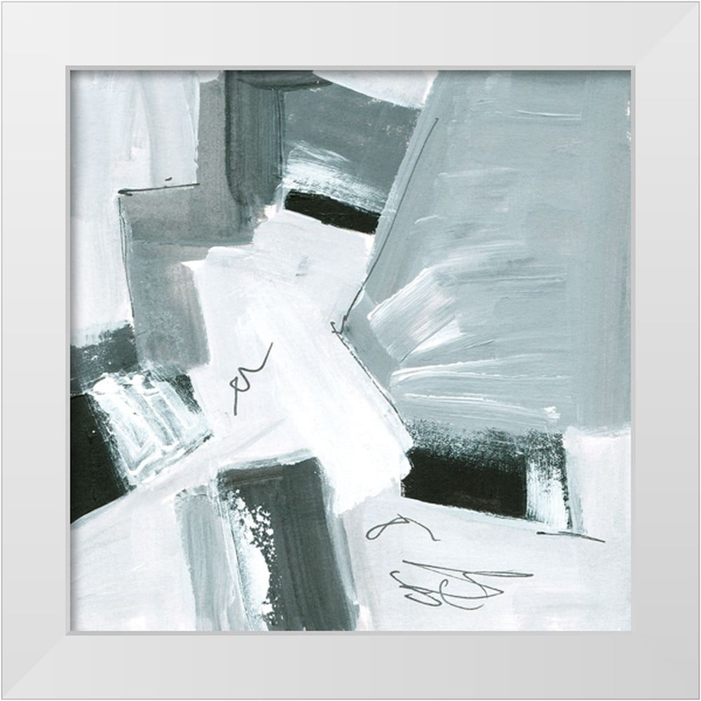 Wang, Melissa 20x20 White Modern Wood Framed Museum Art Print Titled - Deep Vale II - Walmart.com