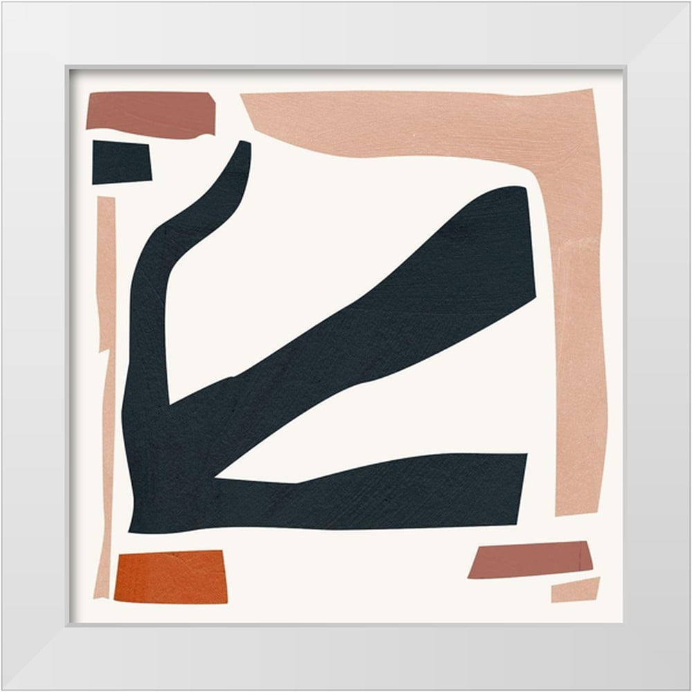Wang, Melissa 20x20 White Modern Wood Framed Museum Art Print Titled ...
