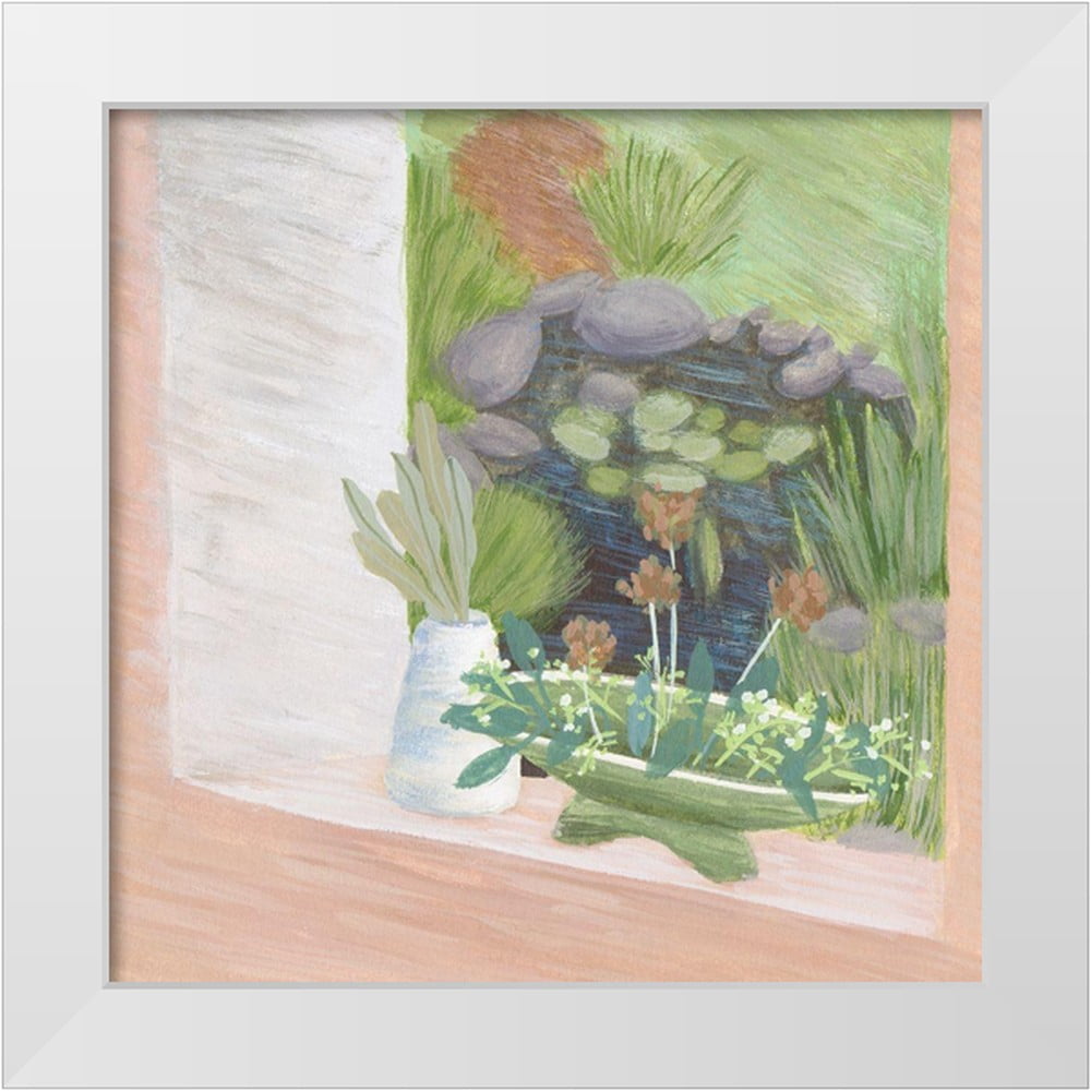 Wang, Melissa 20x20 White Modern Wood Framed Museum Art Print Titled ...