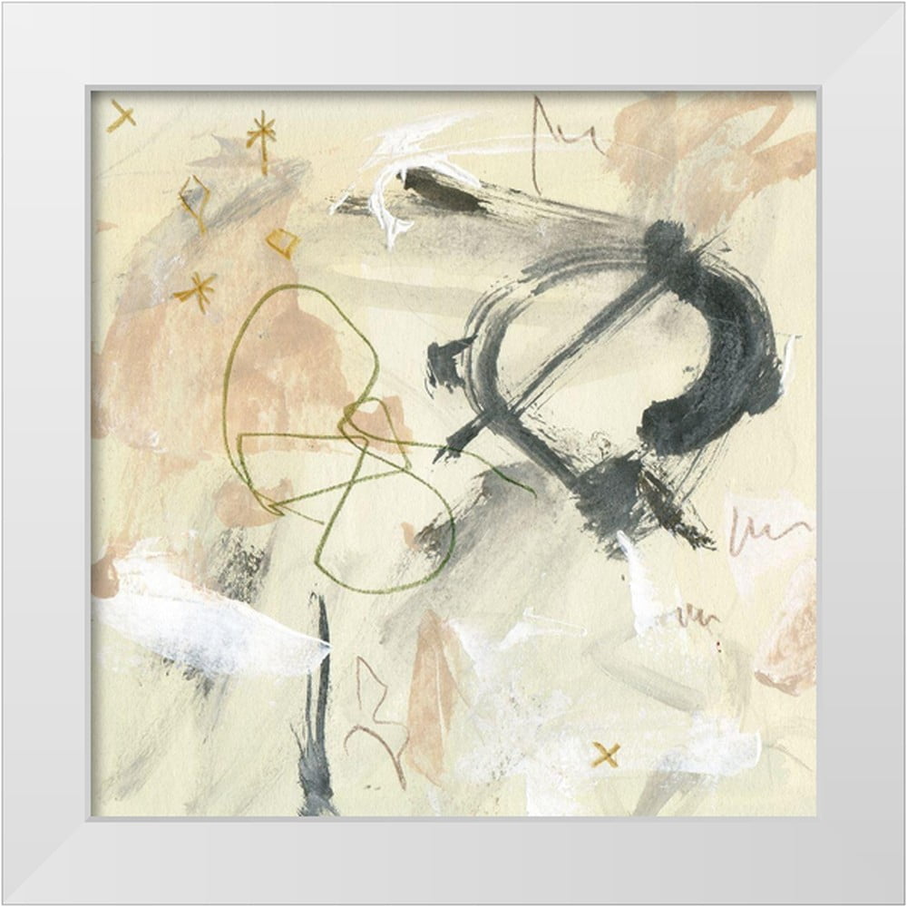 Wang, Melissa 20x20 White Modern Wood Framed Museum Art Print Titled ...