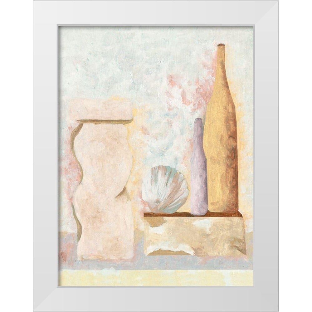 Wang, Melissa 25x32 White Modern Wood Framed Museum Art Print Titled ...