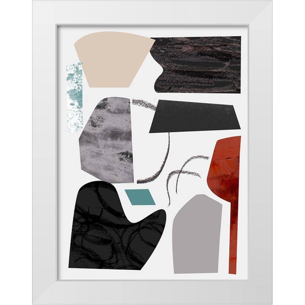 Wang, Melissa 25x32 White Modern Wood Framed Museum Art Print Titled ...