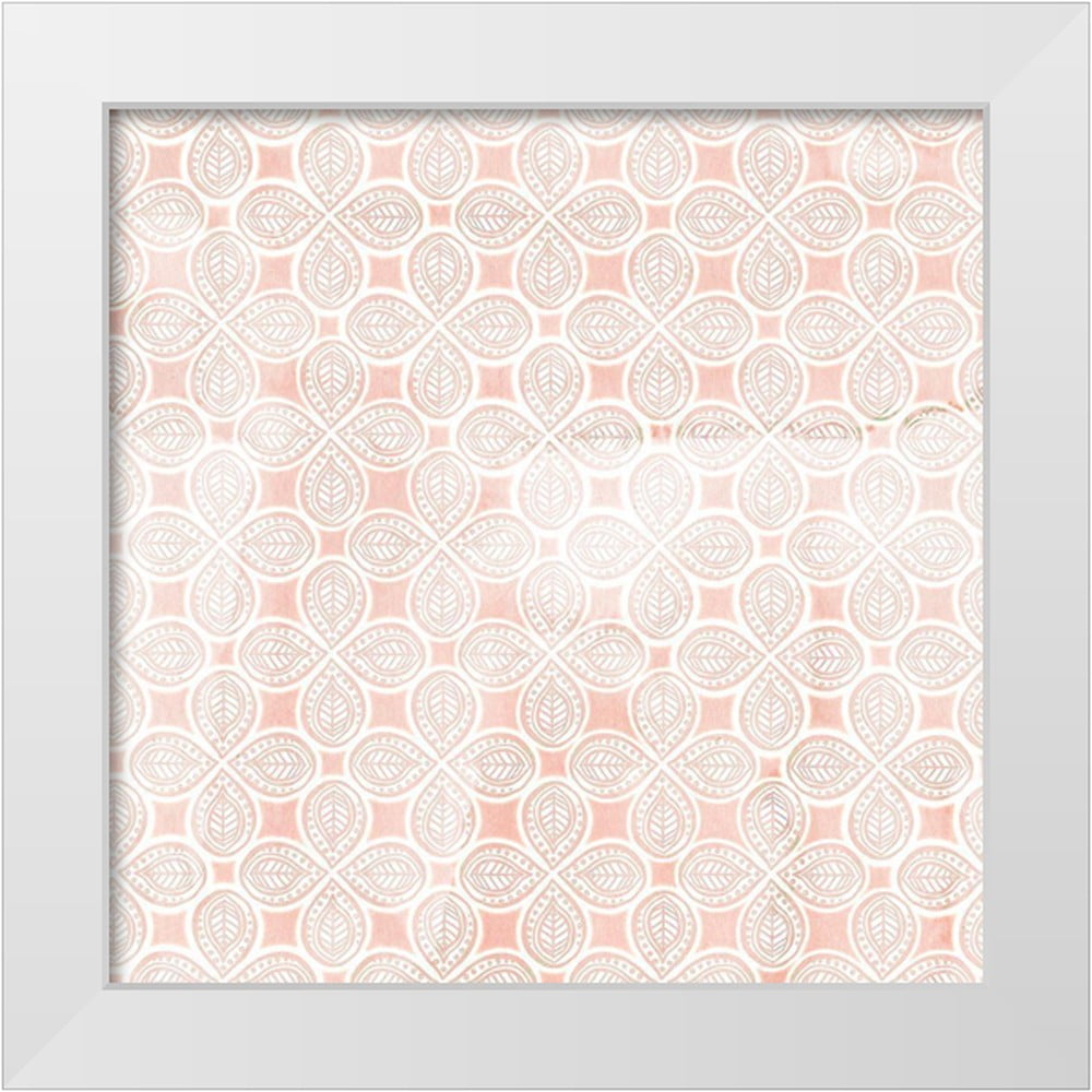 Wang, Melissa 26x26 White Modern Wood Framed Museum Art Print Titled ...