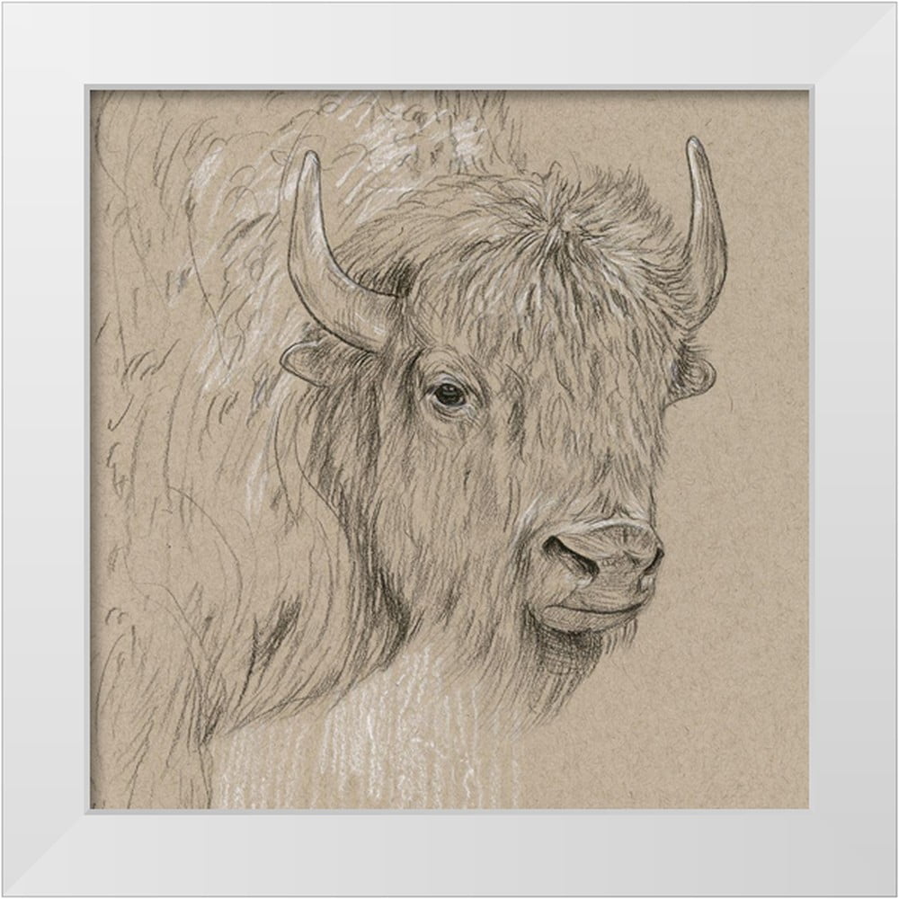 Wang, Melissa 26x26 White Modern Wood Framed Museum Art Print Titled ...