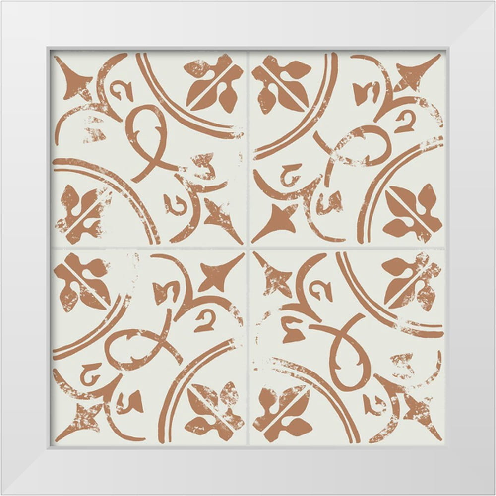 Wang, Melissa 26x26 White Modern Wood Framed Museum Art Print Titled ...