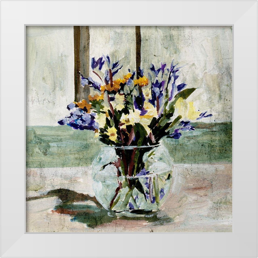 Wang, Melissa 26x26 White Modern Wood Framed Museum Art Print Titled ...