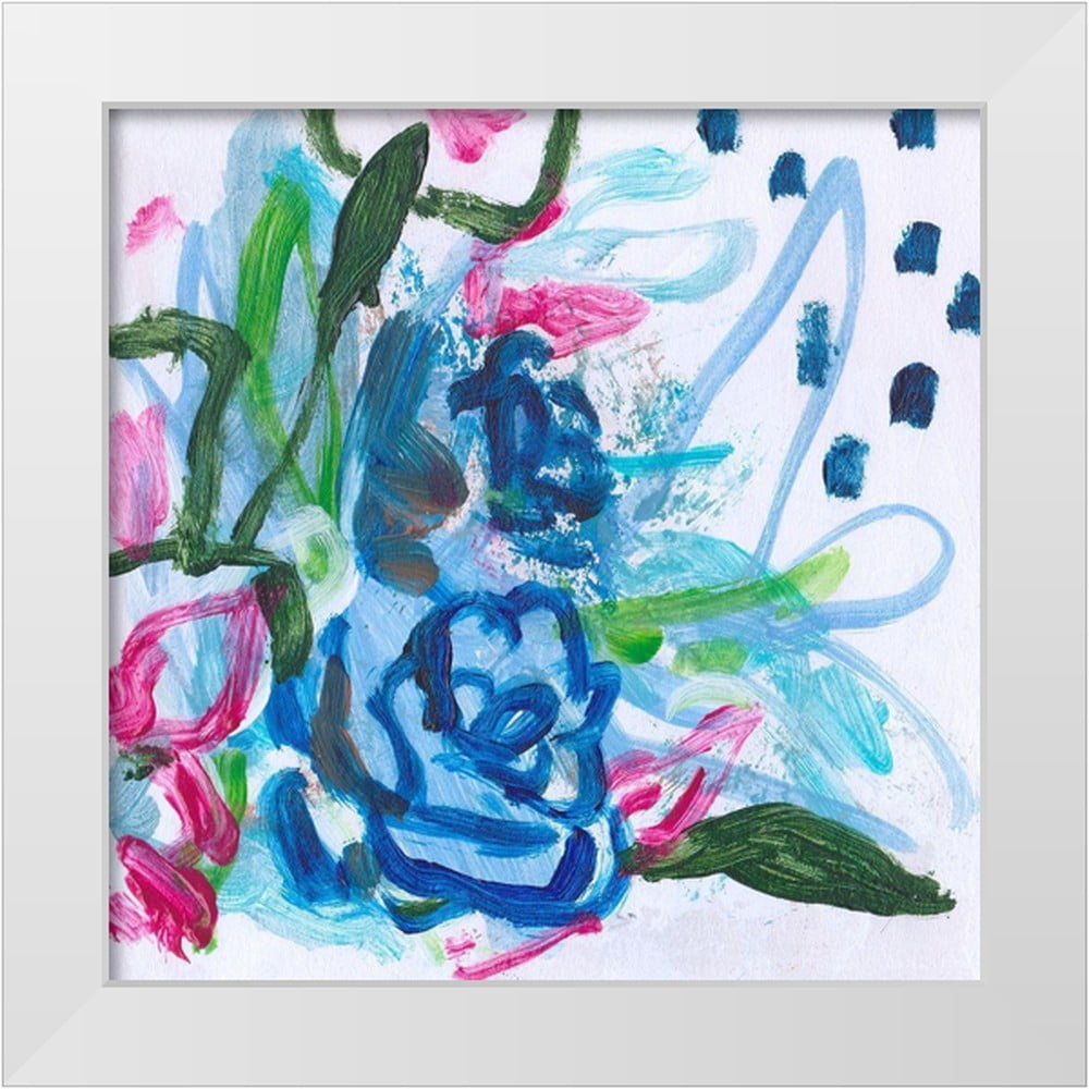 Wang, Melissa 26x26 White Modern Wood Framed Museum Art Print Titled ...