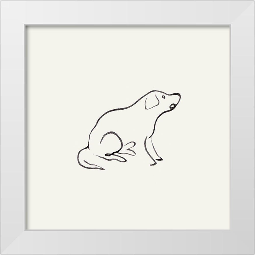 Wang, Melissa 26x26 White Modern Wood Framed Museum Art Print Titled ...