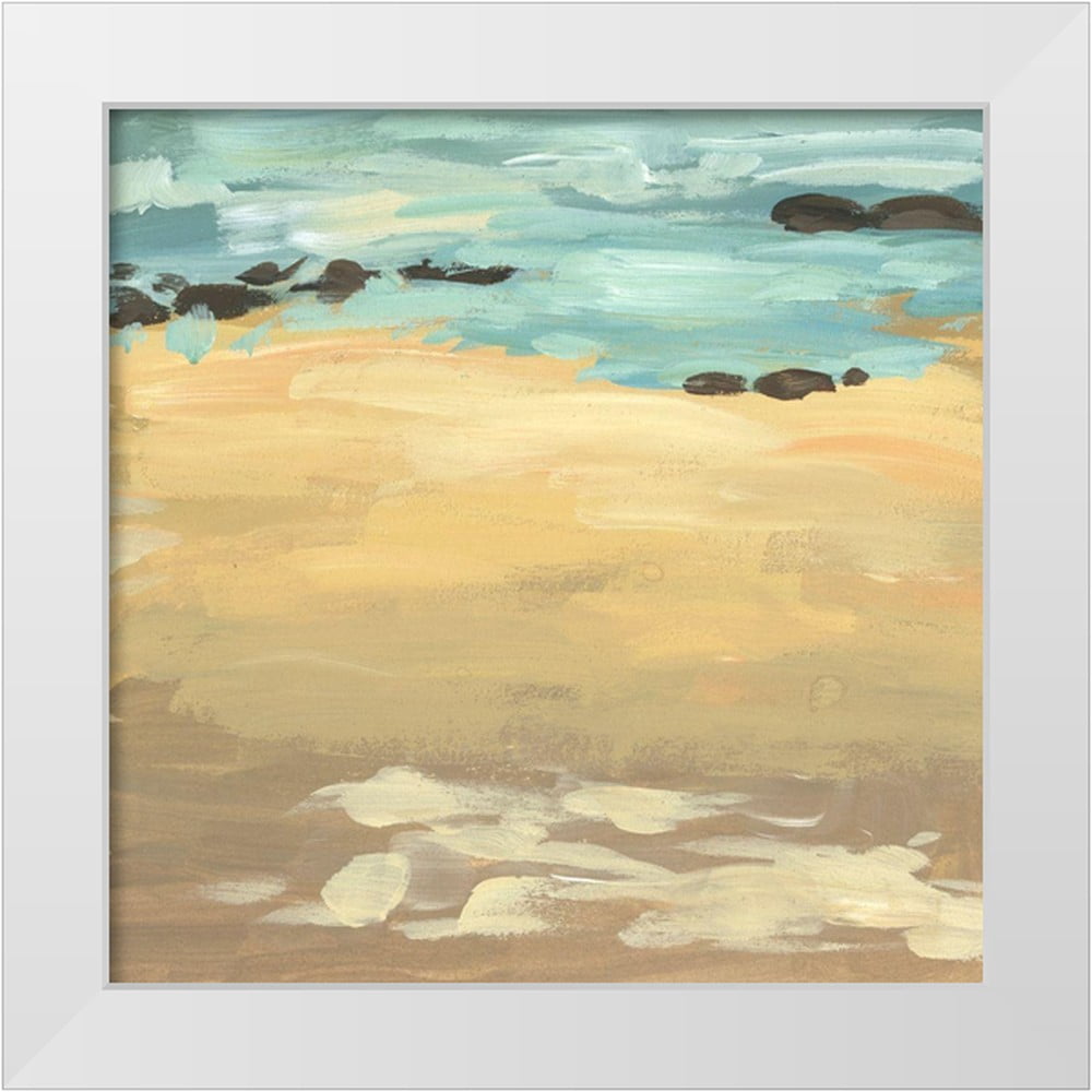 Wang, Melissa 26x26 White Modern Wood Framed Museum Art Print Titled ...