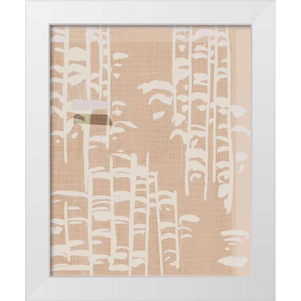 Wang, Melissa 26x32 White Modern Wood Framed Museum Art Print Titled - Dry Grass II - Walmart.com