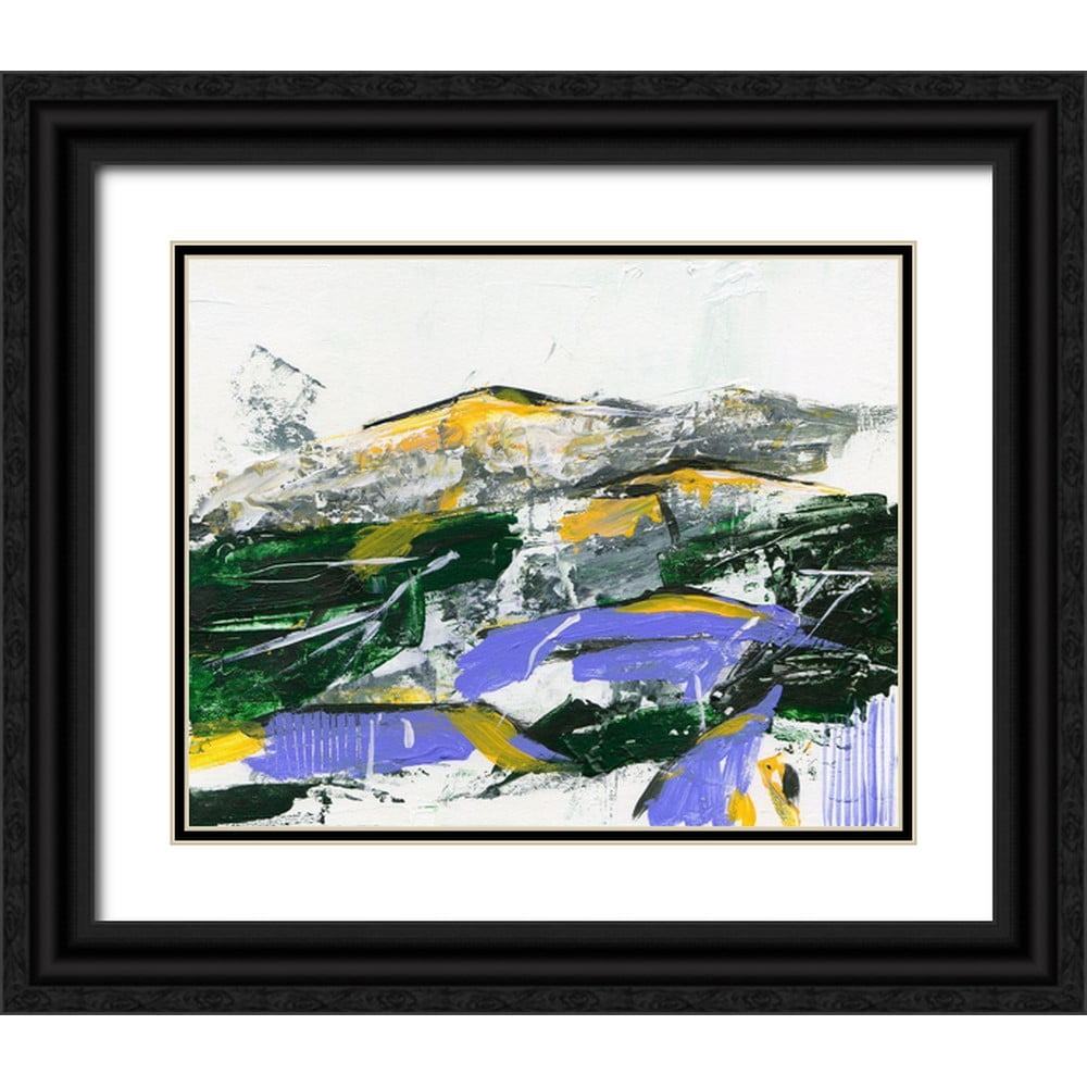 Wang, Melissa 32x26 Black Ornate Wood Framed with Double Matting Museum Art Print Titled ...