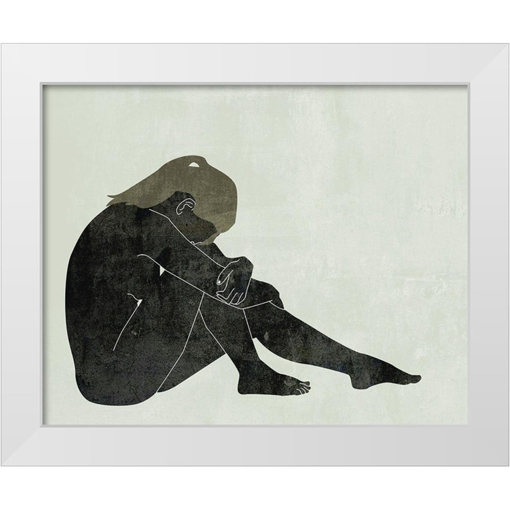 Wang, Melissa 32x26 White Modern Wood Framed Museum Art Print Titled ...
