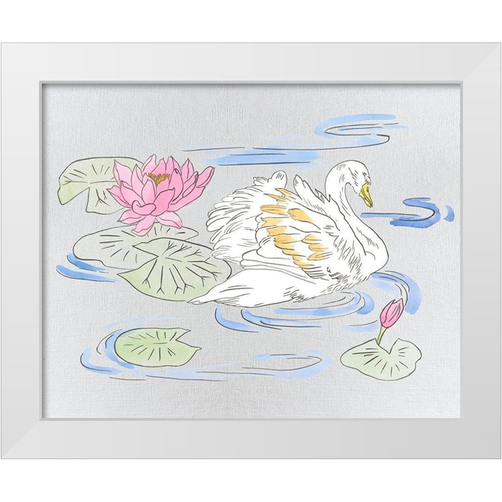 Wang, Melissa 32x26 White Modern Wood Framed Museum Art Print Titled ...