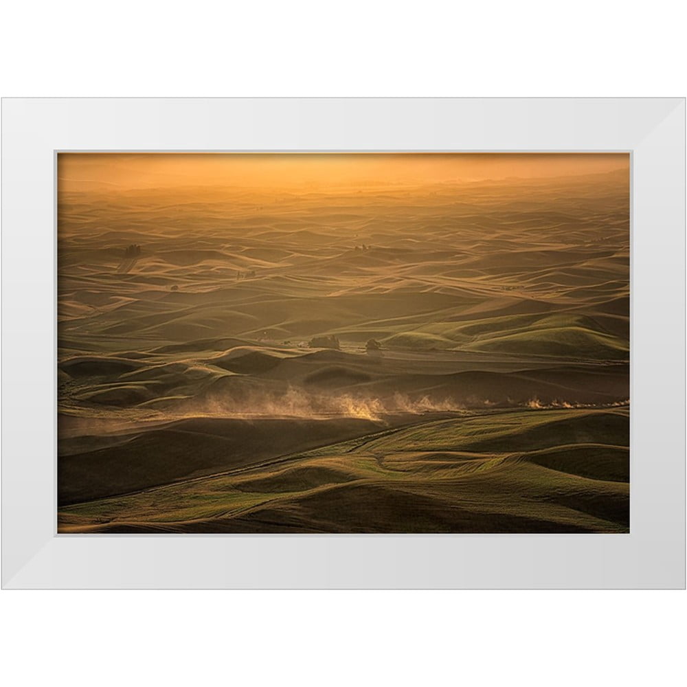 Wang, Ti 24x17 White Modern Wood Framed Museum Art Print Titled - The ...