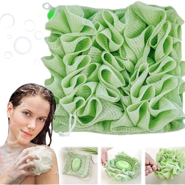 WangHooo African Net Sponge Authentic African Exfoliating Net Sponge ...