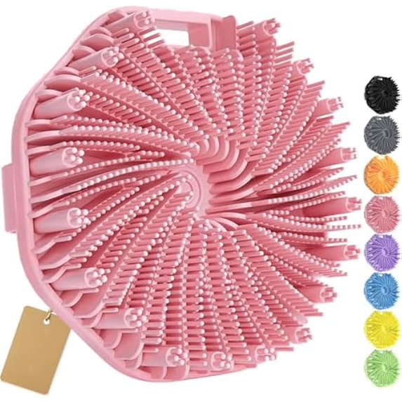 WangHooo Silicone Body Scrubber, Exfoliating Body Scrubber for ...