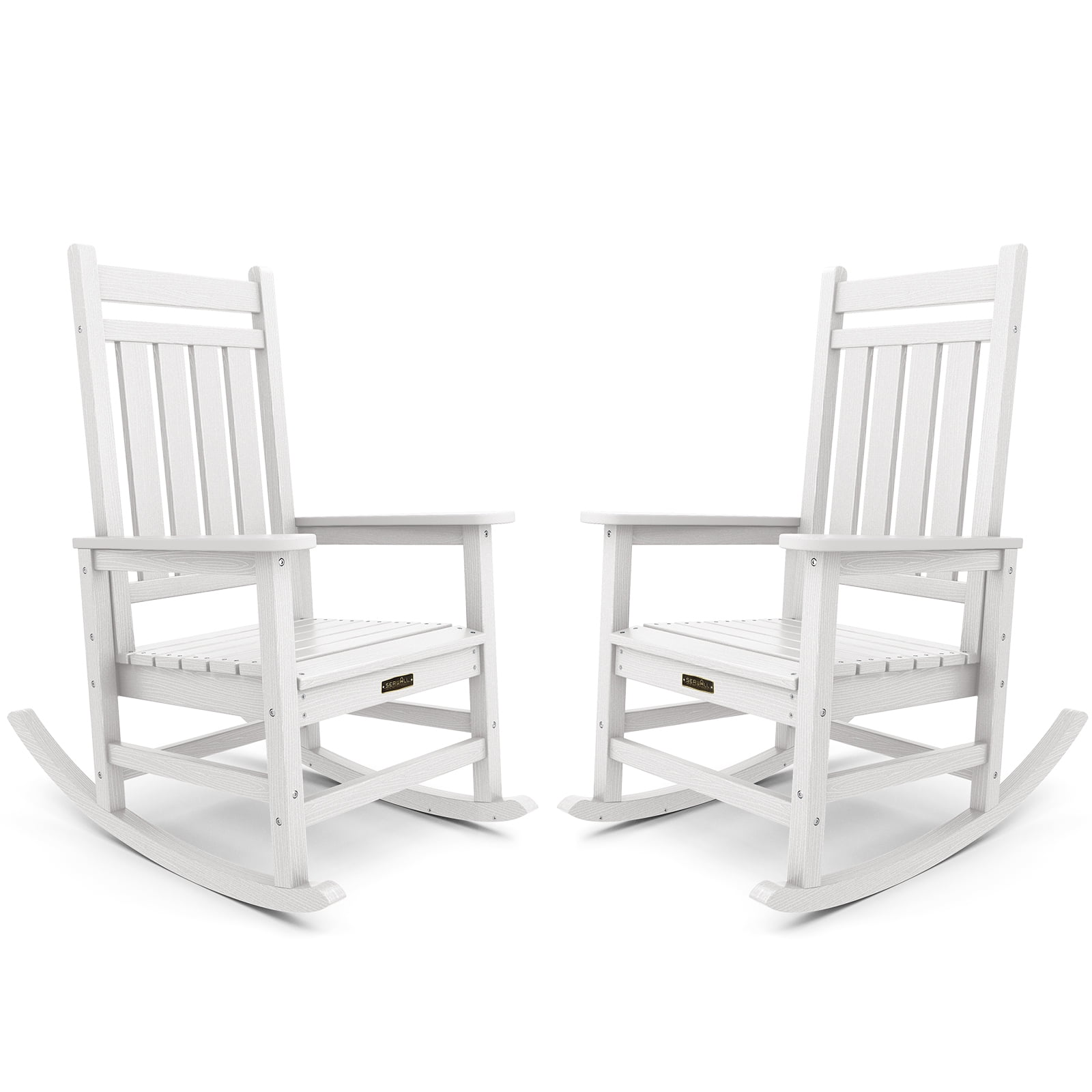WangSiDun Rocking Chair for Porch Set of 2, All Weather Resistant ...